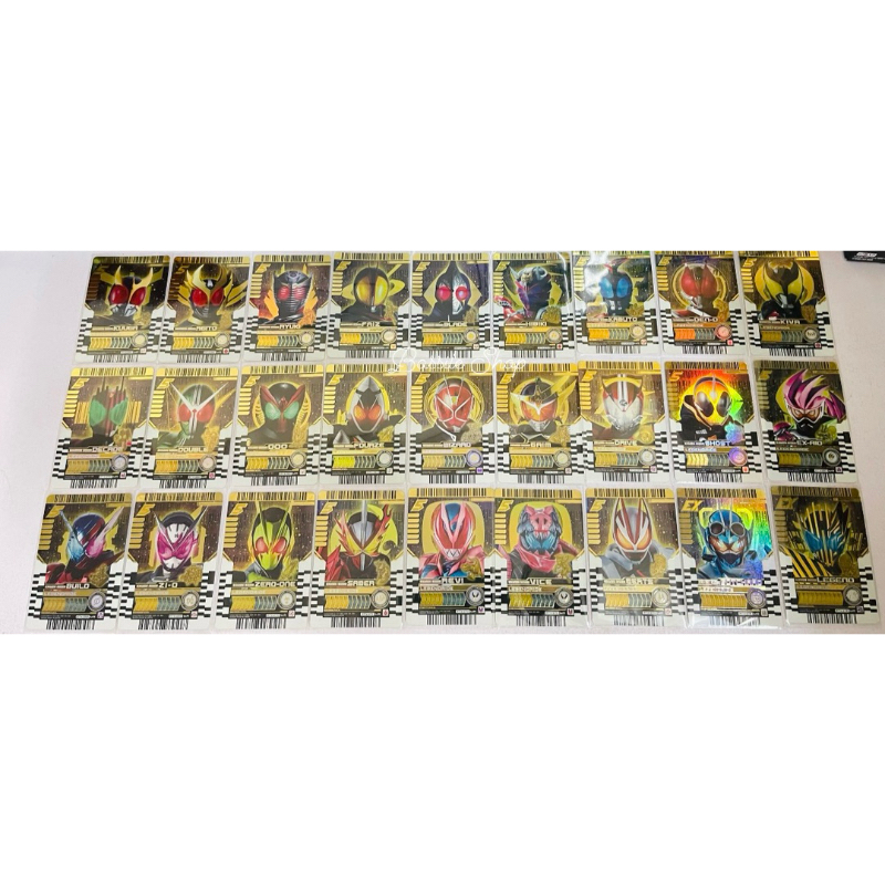 PHASE EX 02 - ( ระดับ MR ) - Legend Rider All - Kamen Rider Gotchard - Ride Chemy Trading Card ...