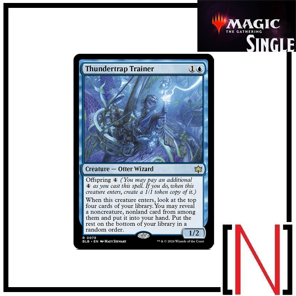 [MTG][Single][BLB] Thundertrap Trainer ระดับ Rare [ภาษาอังกฤษ] | Shopee Thailand