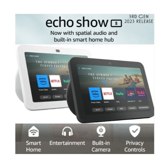 Amazon Echo Show 8 (3rd Gen, 2023 release) Smart Speaker | Shopee Thailand