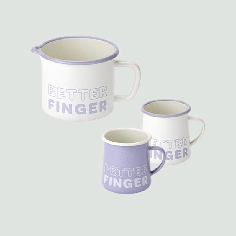 [Better Finger] Enamel Home Cafe Set | Shopee Thailand