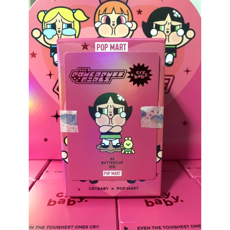 ART TOY POPMART CRYBABY x POWERPUFF GIRLS SERIES ของแท้ 100% พร้อมส่ง ...