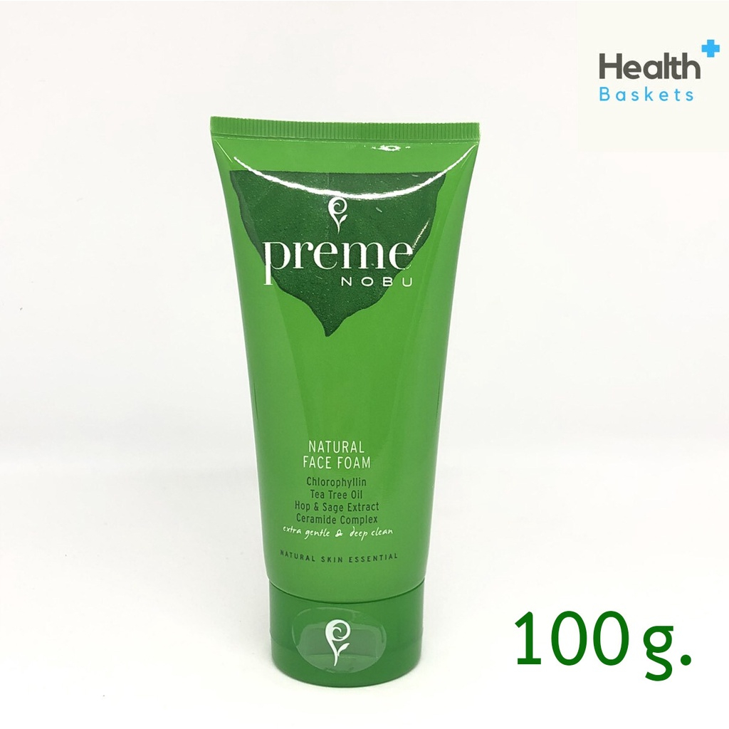 PREME NOBU FOAM พรีม โนบุ โฟม เขียว 100 กรัม x 1หลอด | Shopee Thailand