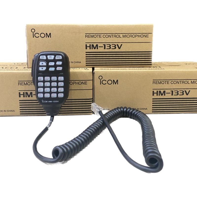 ไมค์ icom HM-133V ของแท้ Hand Microphone สำหรับ IC-2100, 2200, 2300H-T | Shopee Thailand