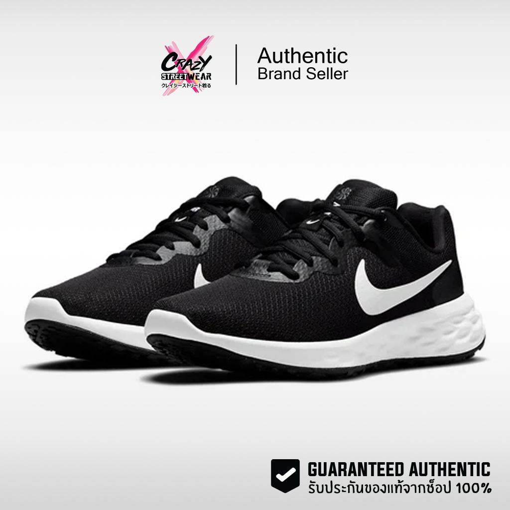 Nike Revolution 6 Next Nature "Black White" ของแท้ 100% DC3728-003 ...