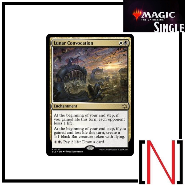 [MTG][Single][BLB] Lunar Convocation ระดับ Rare [ภาษาอังกฤษ] | Shopee ...