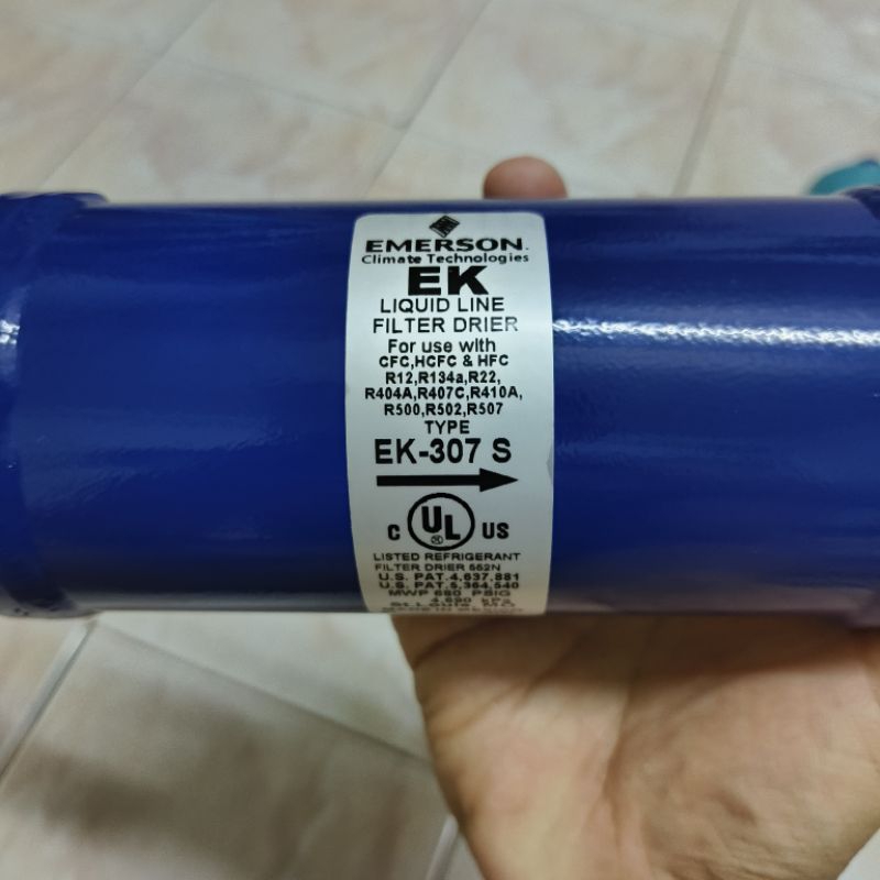 EMERSON (อีเมอร์สัน) Filter Drier ไดเออร์ (ตัวกรองความชื้น) EK-307S ...