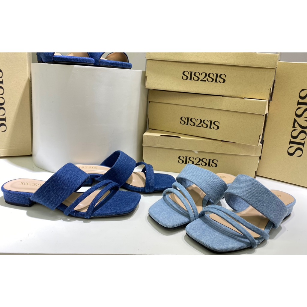 [พิมพ์โค้ด SISDEC ลด 60.- ] M15-3B รองเท้าส้นสูง งานสวย คุณภาพดี ราคา 300.-เท่านั้น ผ้ายีนส์ทรง ...