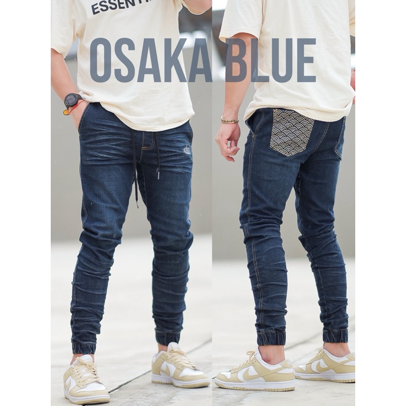 Osaka Blue ยีนส์ยืด ขายดี 28-50 นิ้วพร้อมส่ง | Shopee Thailand