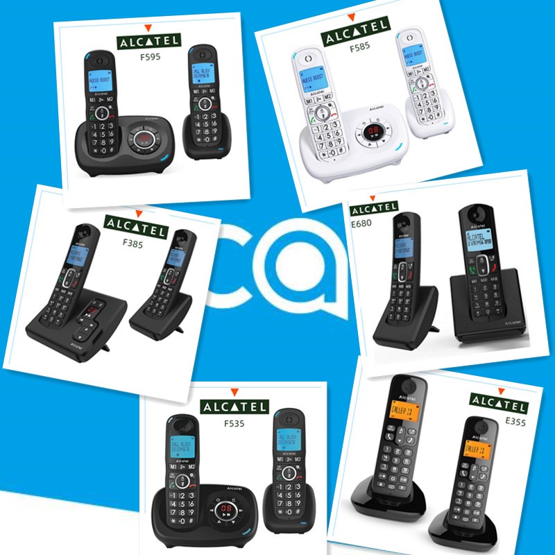 Alcatel Digital โทรศัพท์ไร้สายหลายรุ่นแบบเครื่องคู่ | Shopee Thailand