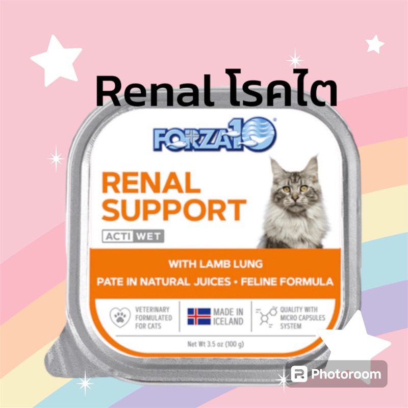 🚚ส่ง13กย Forza10 Nutraceutic Actiwet Renal support wet cat food อาหารเปียกดูแลไตแมว เนื้อนุ่ม รส ...