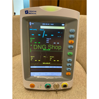 เครื่องวัดสัญญาณชีพ Vital Signs Monitor ยี่ห้อ Creative รุ่น PC-900 Plus (SNET) Patient Monitor ...