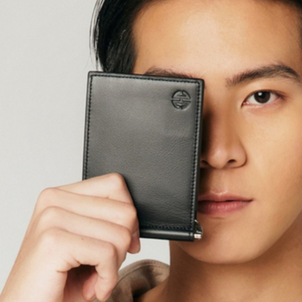BILLY MONEY CLIP มันนี่คลิป กระเป๋าสตางค์หนังวัวแท้ หนีบแบงค์ ใส่บัตร ...