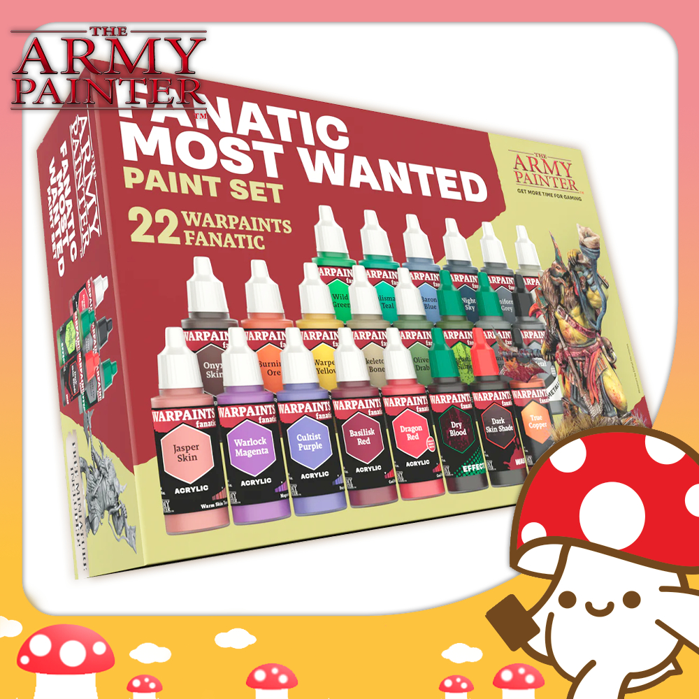 The Army Painter : Fanatic Most Wanted Paint Set สีเพนท์โมเดล จาก ...