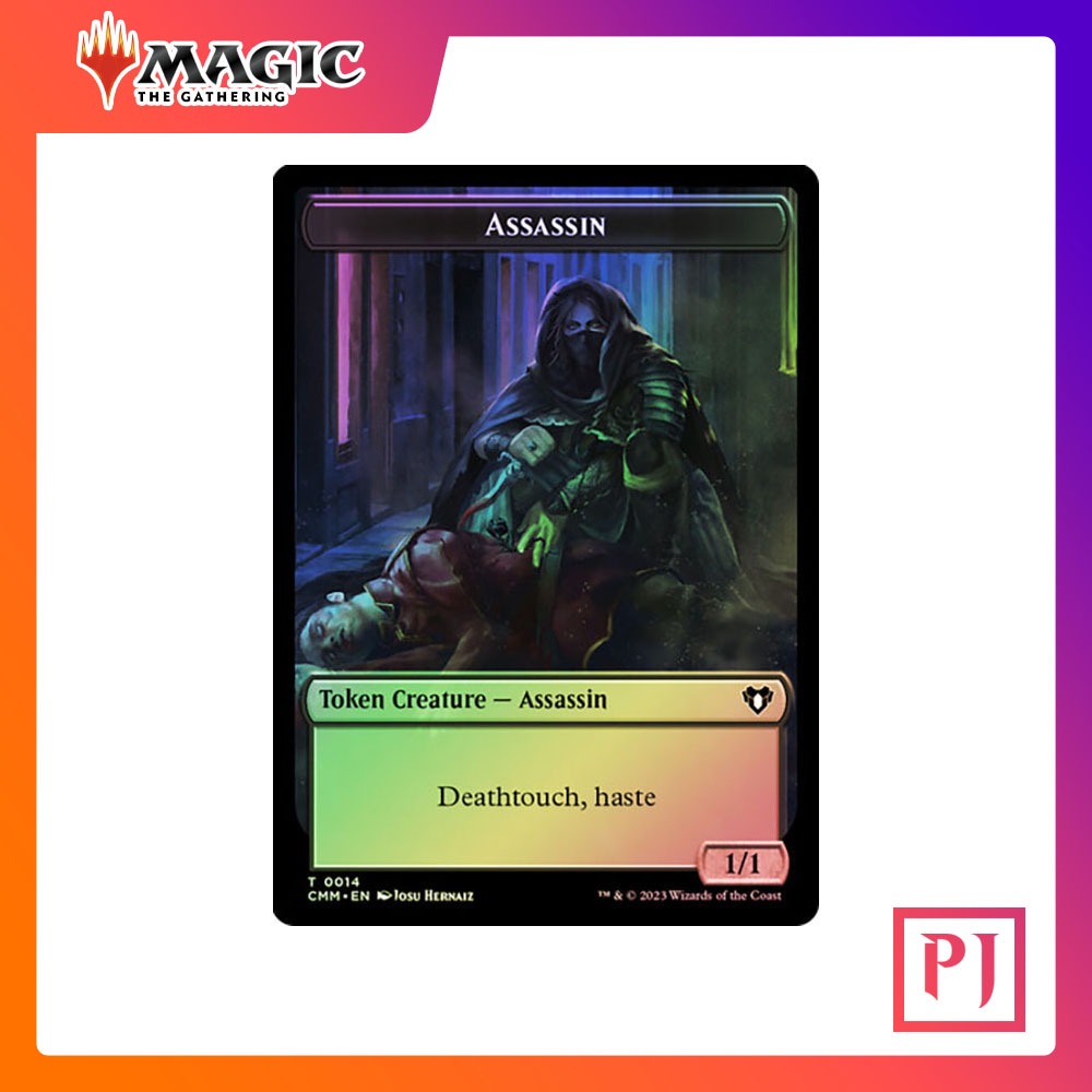 [MTG] Assassin Token {CMM} [TOKEN] [COMMON] [FOIL] [ENG] (การ์ดเมจิค ...