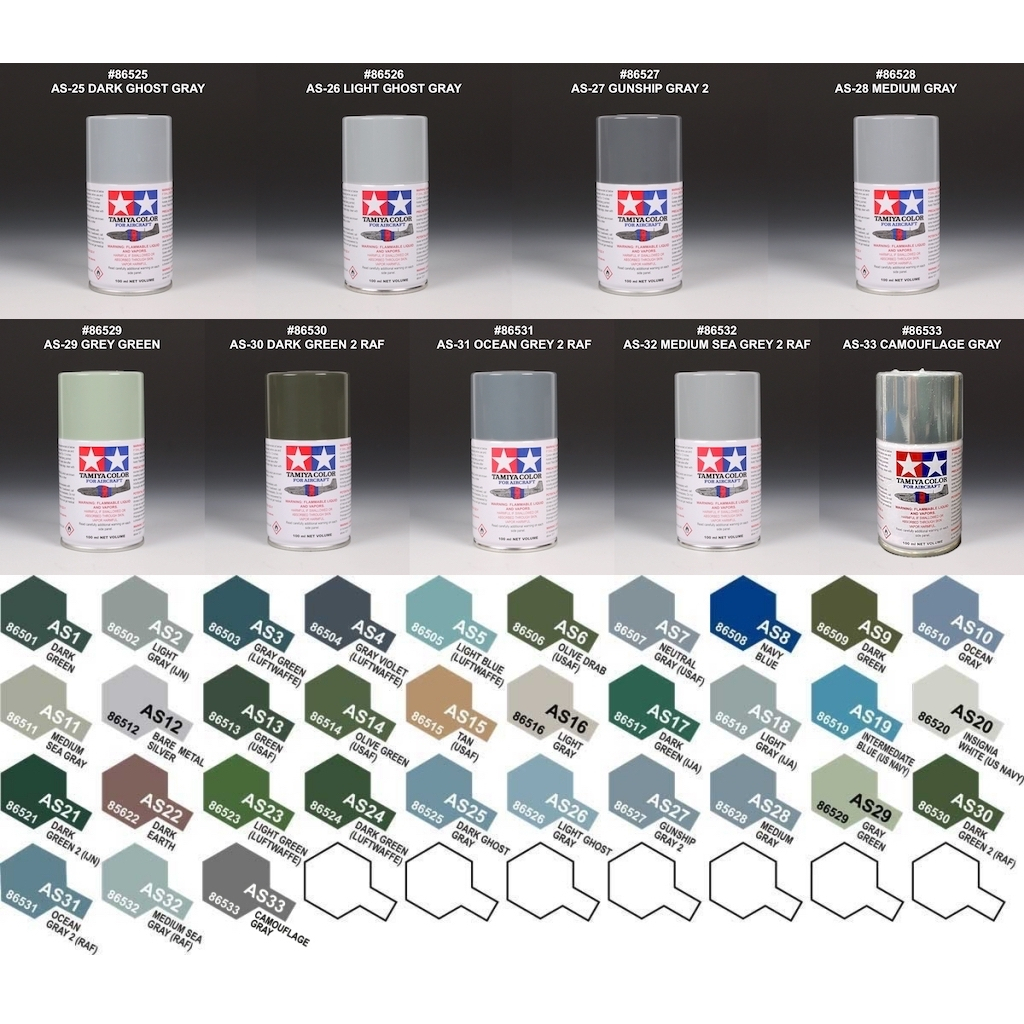 สีทามิย่า 86525 AS-25 86526 AS-26 86527 AS-27 86528 AS-28 86529 AS-29 ...