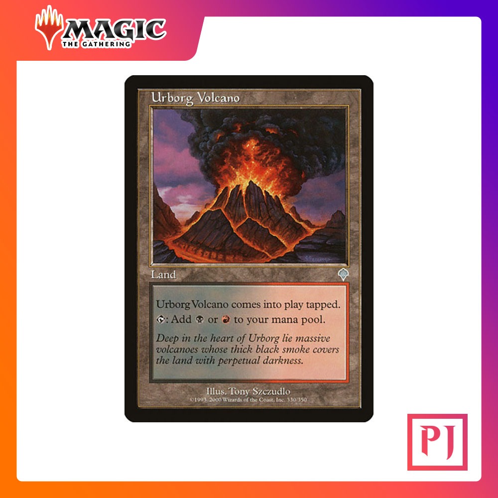 [MTG] Urborg Volcano [IVS] [LAND] [UNCOM] [NORMAL] [ENG] (การ์ดเมจิค ...