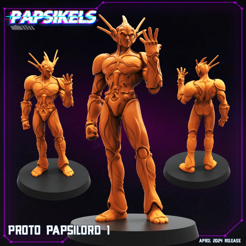 Proto Papsilord [1] - Bio-Booster - Humanoid / 32mm scale 3D printed ...