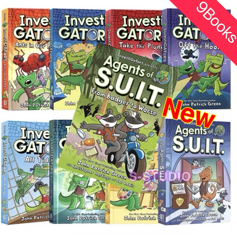 InvestiGators 1-9books hardcover 9books 8books set หนังสือ หนังสือภาษา ...