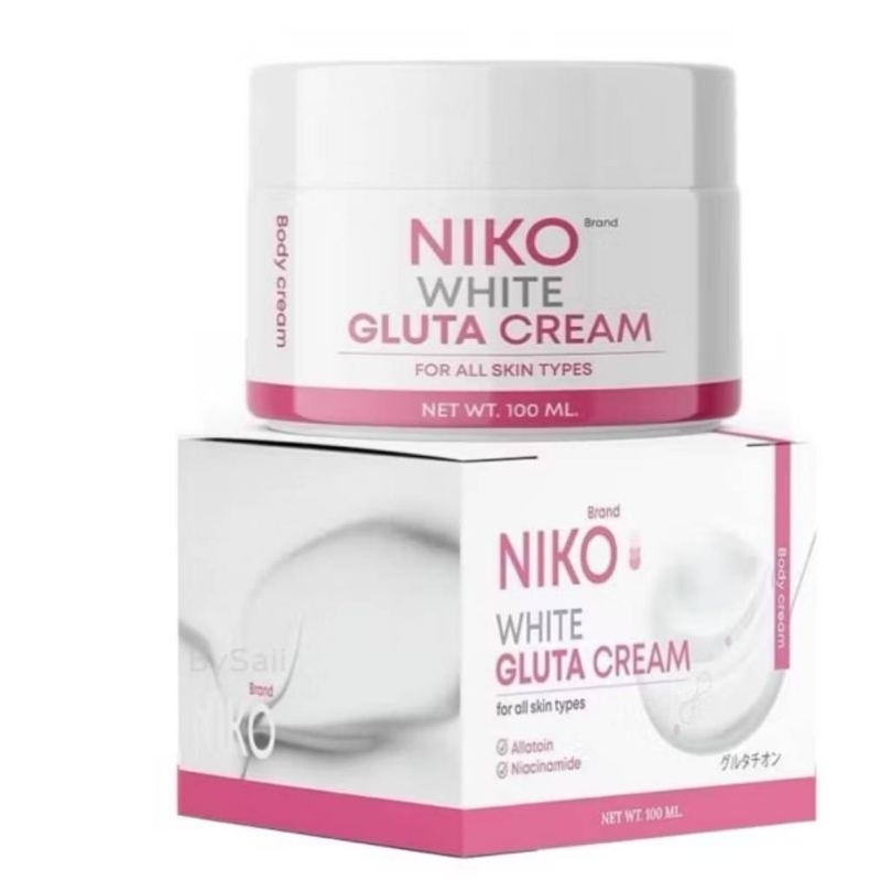 Niko White Gluta Cream นิโกะ ไวท์ กลต้า ครีมบำรุงผิวกาย ขนาด 100ml. | Shopee Thailand