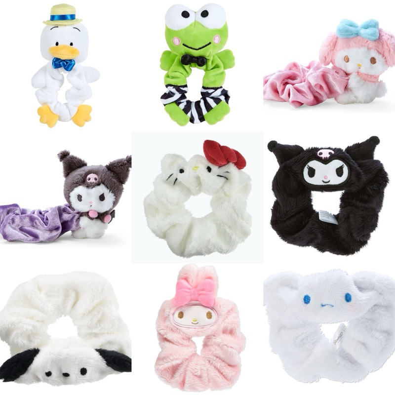 🇯🇵🌸 Sanrio Scrunchie ยางมัดผม kitty melody kuromi มัดผม Kitty แท้ จาก ...