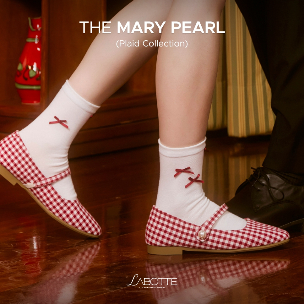 The Mary Pearl (Plaid Collection) - Labotte.bkk รองเท้าแมรี่เจนลายสก็อต ลายตาราง Mary Jane Shoes ...