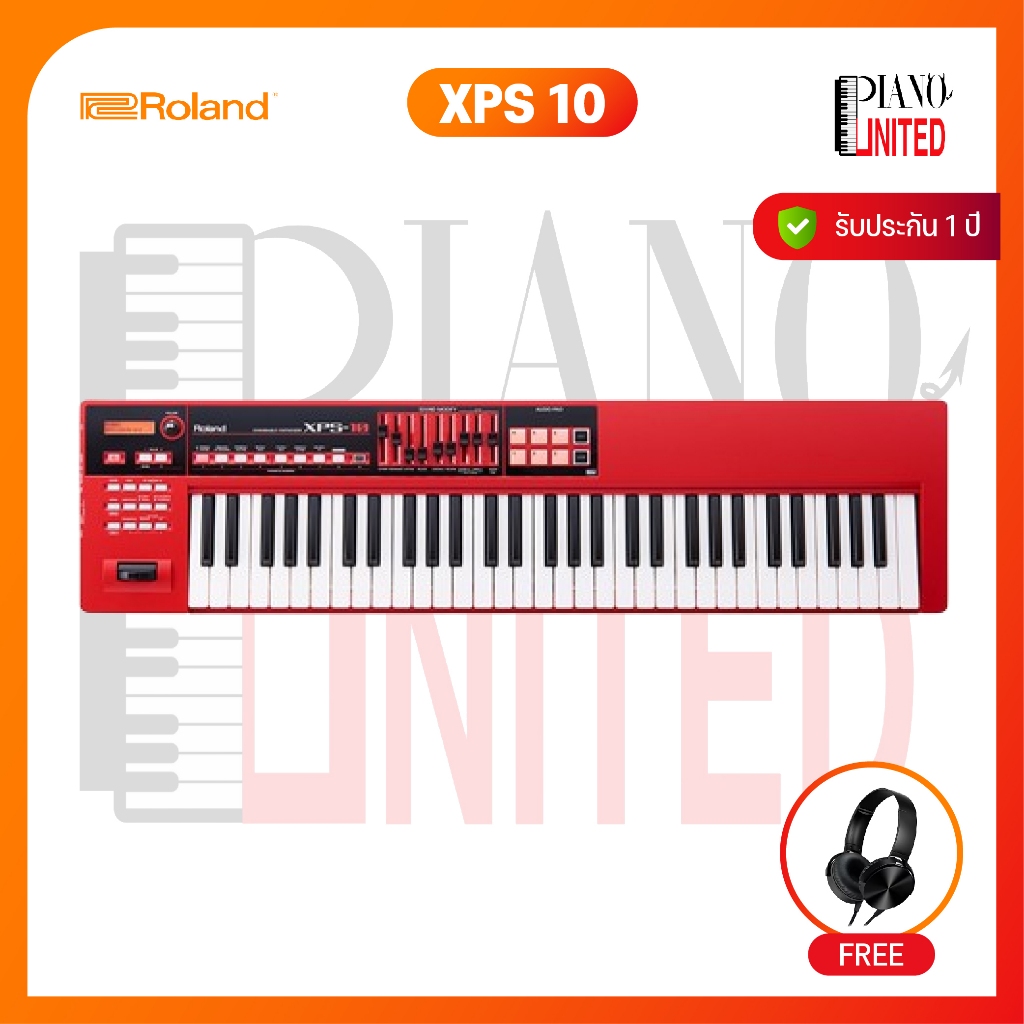 Roland XPS10 RED สีแดง ของแท้ 100% ประกันศูนย์ไทย | Shopee Thailand