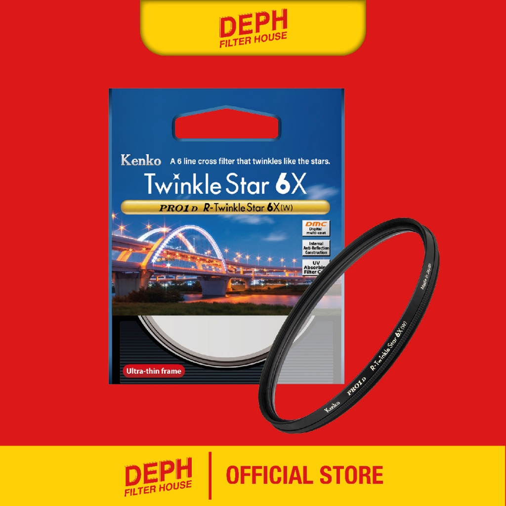Kenko PRO1D R-Twinkle Star 6X (W) ขนาด 82 มม.-ฟิลเตอร์ แบรนด์จากประเทศญี่ปุ่น | Shopee Thailand
