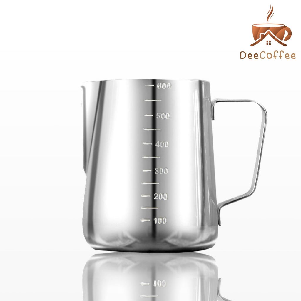 แก้วตีฟองนม 350/600/ 900ml Milk Pitcher ถ้วยปั๊มฟองนม พิชเชอร์ Dee Coffee | Shopee Thailand