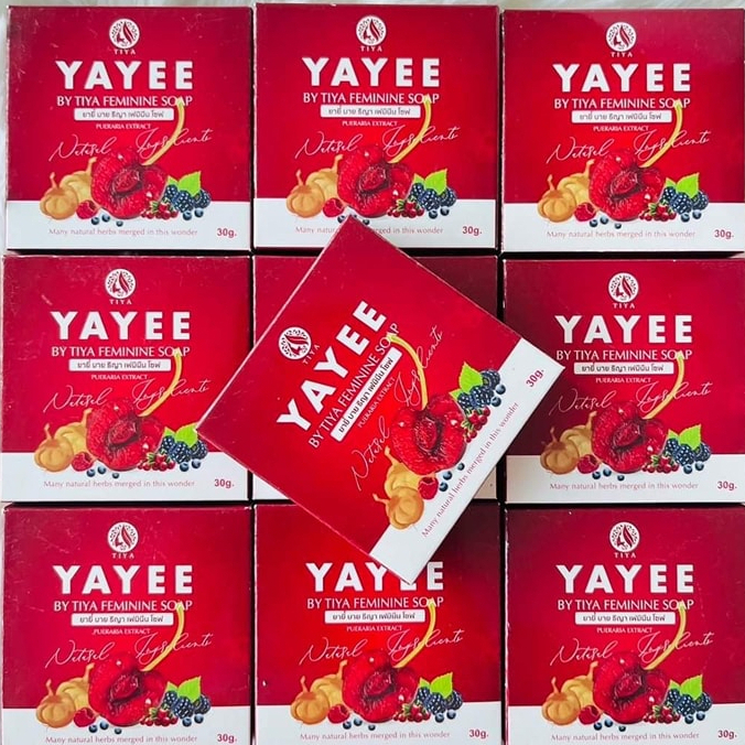 แพ็คเกจใหม่ สบู่ยาหยี บ้านแก้วใส YAYEE Soap แท้100% รักษาตกขาว กลิ่น ...