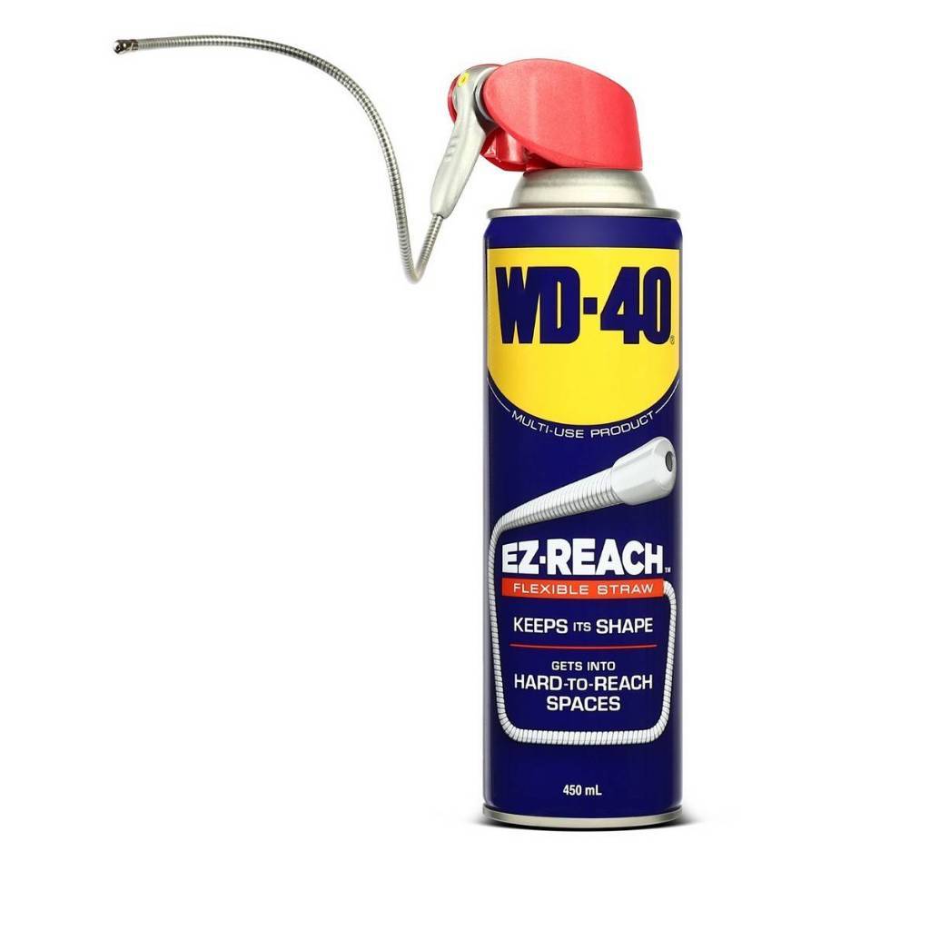 WD-40 หัวฉีด หัวสปริง พร้อมหลอดพับงอได้ยาว 8 นิ้ว ขนาด450 ML หัวฉีด ...