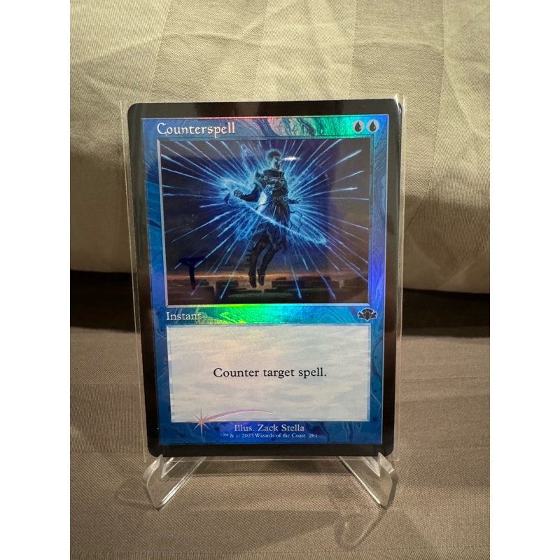 MTG Dominaria Remastered Variants Foil: Counterspell (Retro Frame) | Shopee Thailand