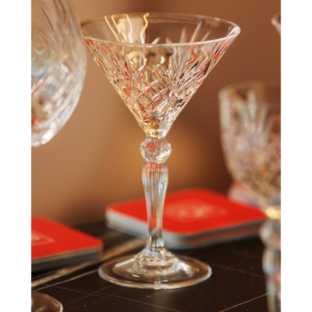 แก้วคริสตัลมาร์ตินี่ (Martini Glass) 210 ml. Melodia Collection, RCR ...