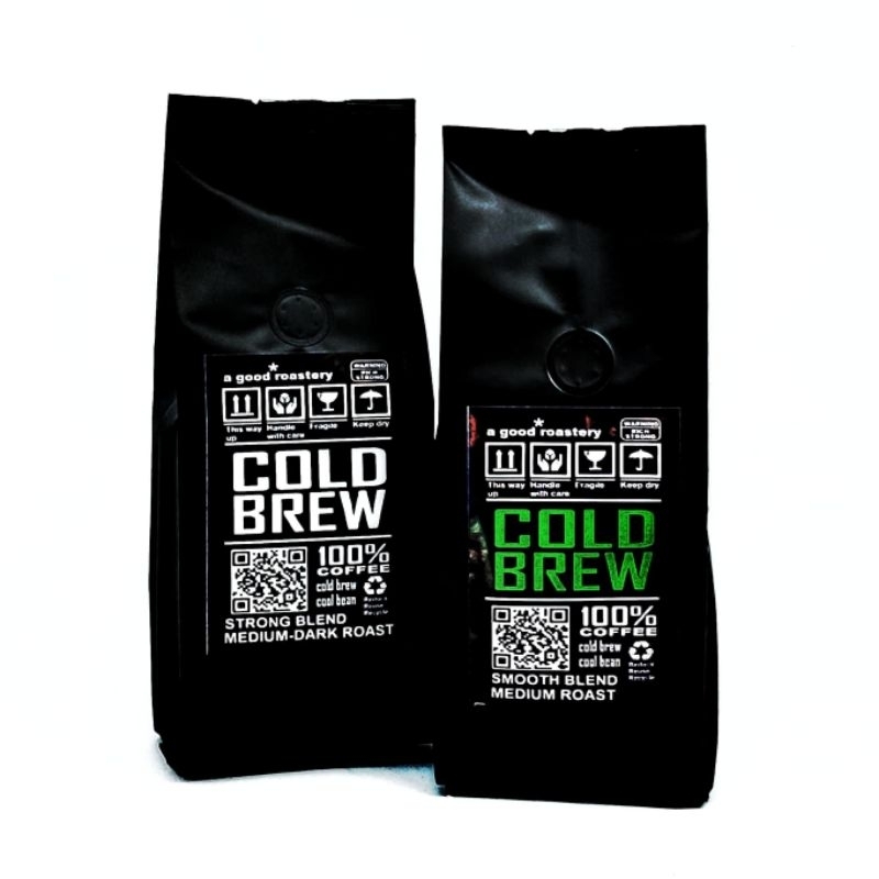 เมล็ดกาแฟคั่ว COLD BREW STRONG BLEND AND SMOOTH BLEND โคลด์ บรูว์ ...