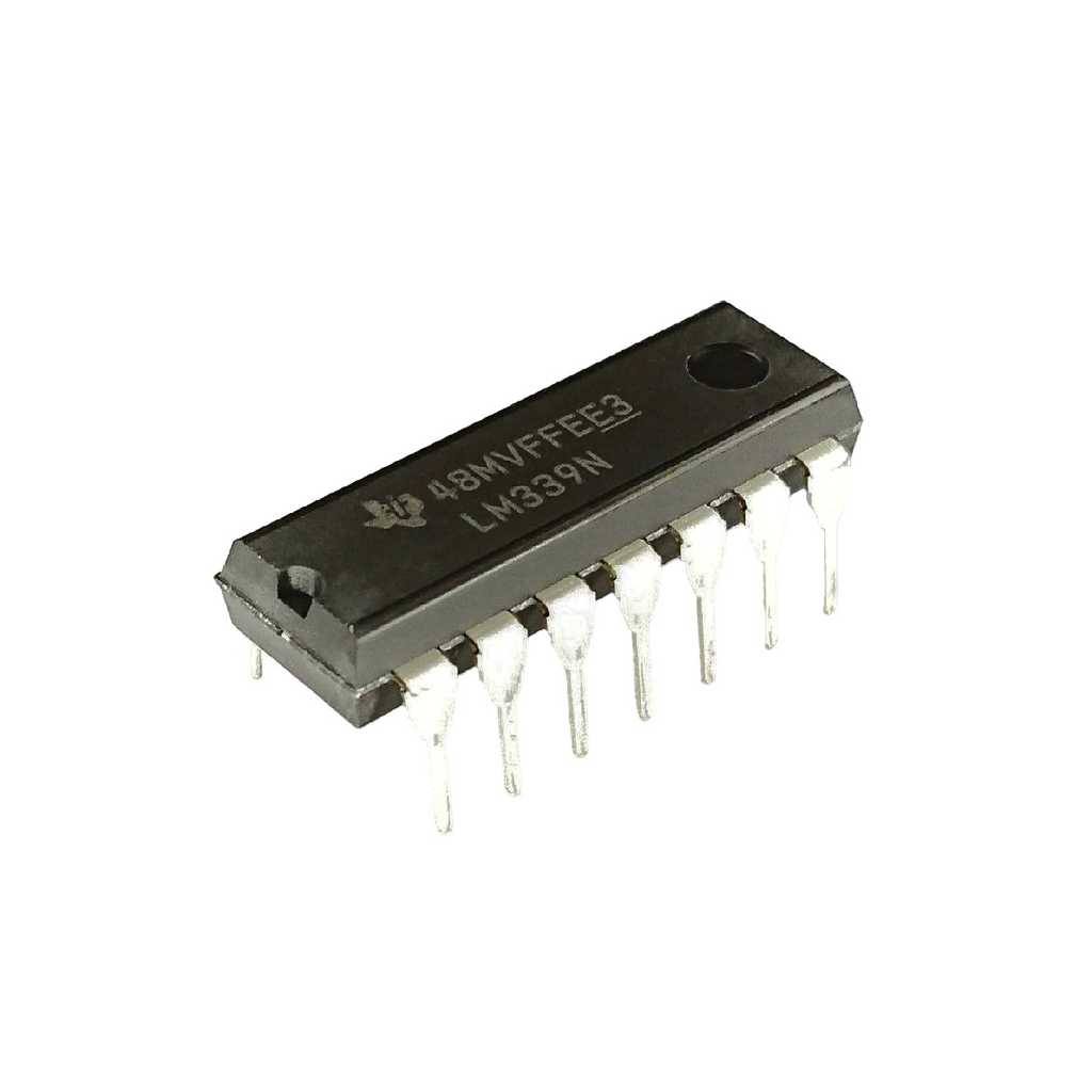 LM339N LM339 Low-Power Low-Offset Voltage Quad Comparators IC ไอซี ยี่ห้อ Texas Instruments ...