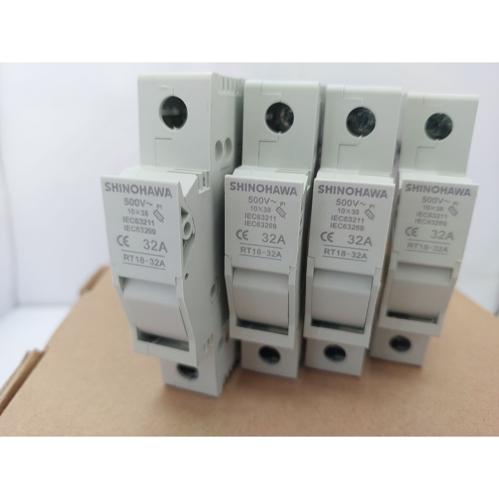 "SHINOHAWA" RT18-32 FU126 ฐานฟิวส์ 1P (ABC)10X38***สามารถออกใบกำกับภาษี ...