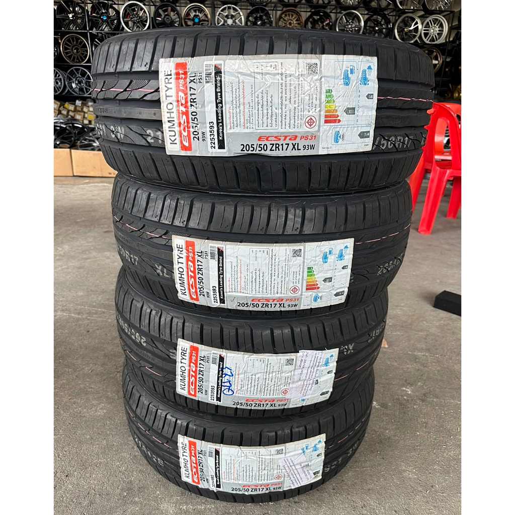🔴 ยาง "#คัมโฮ" Kumho - 205/50R17 - 205/55R17 - 215/50R17 - 215/55R17 - 215/60R17 - 225/50R17 ...