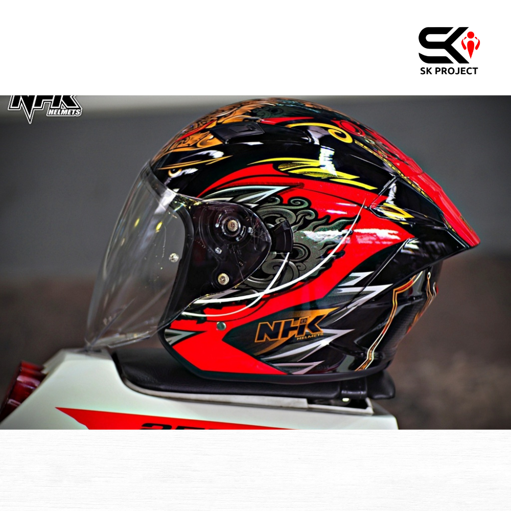 หมวกกันน็อคครึ่งใบ NHK รุ่น S1 GP PRO !! 320SP.online | Shopee Thailand