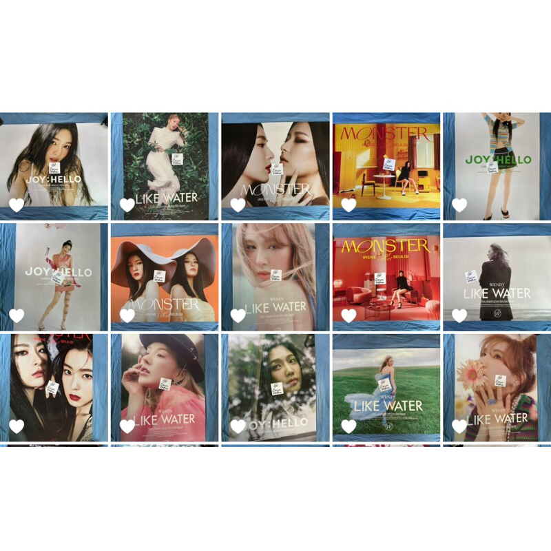 (พร้อมส่ง)Red velvet poster โปสเตอร์เรดเวลเวท | Shopee Thailand