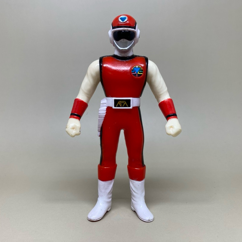 Sentai Flashman Red Soft Figure 11.5 Cm. | Original Bandai | หุ่นซอ ...