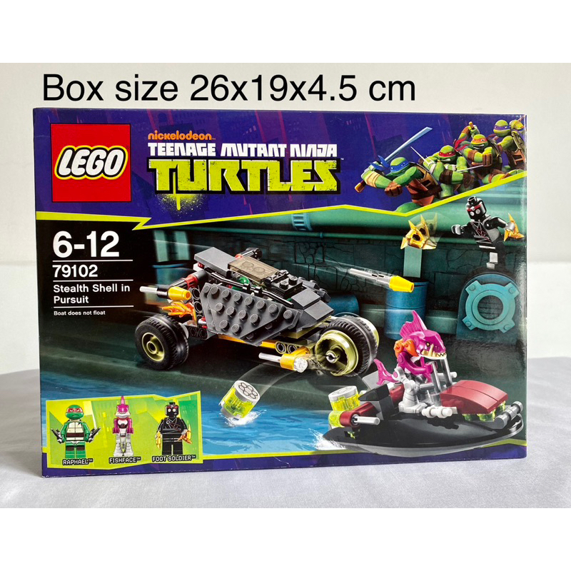PLAYMATE - เต่านินจา TEENAGE MUTANT TURTLES (TMNT) - LEGO FISHFACE 6-12 ...
