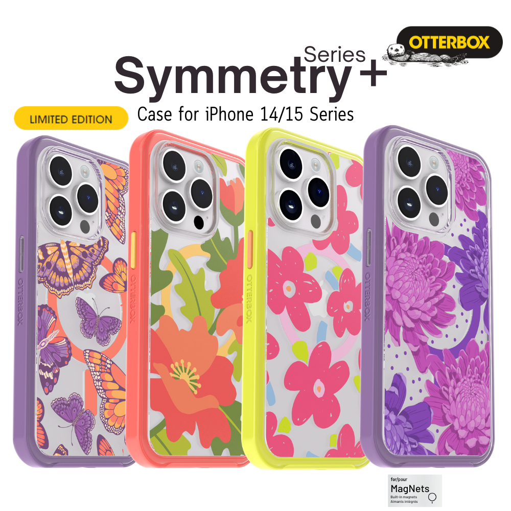 OtterBox Symmetry Magnets Clear Case เคสกันกระแทก สำหรับ iPhone 14 Pro I 14 Promax I 15/14 Plus ...