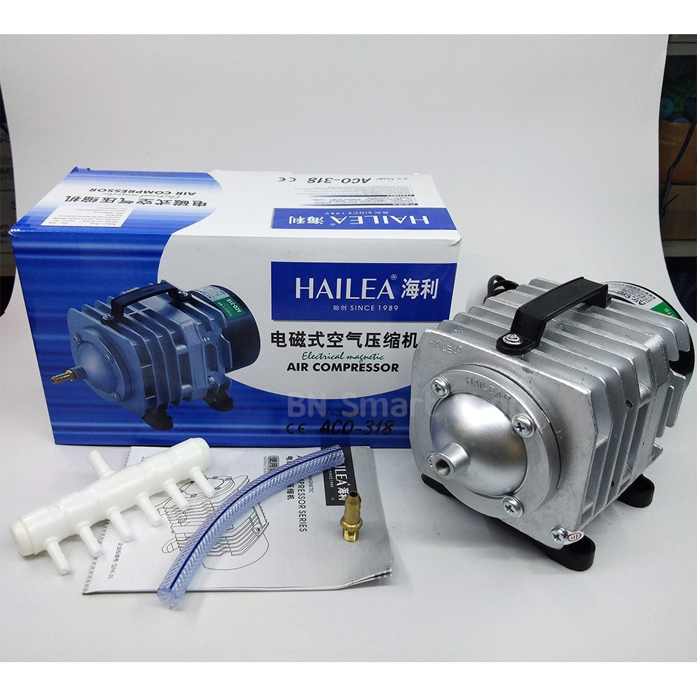 ปั๊มออกซิเจน ปั๊มลมบ่อปลา ปั๊มลมบ่อกุ้ง HAILEA ACO-208 ACO-318 ACO-388D ACO-009 ACO-380 ACO-500 ...