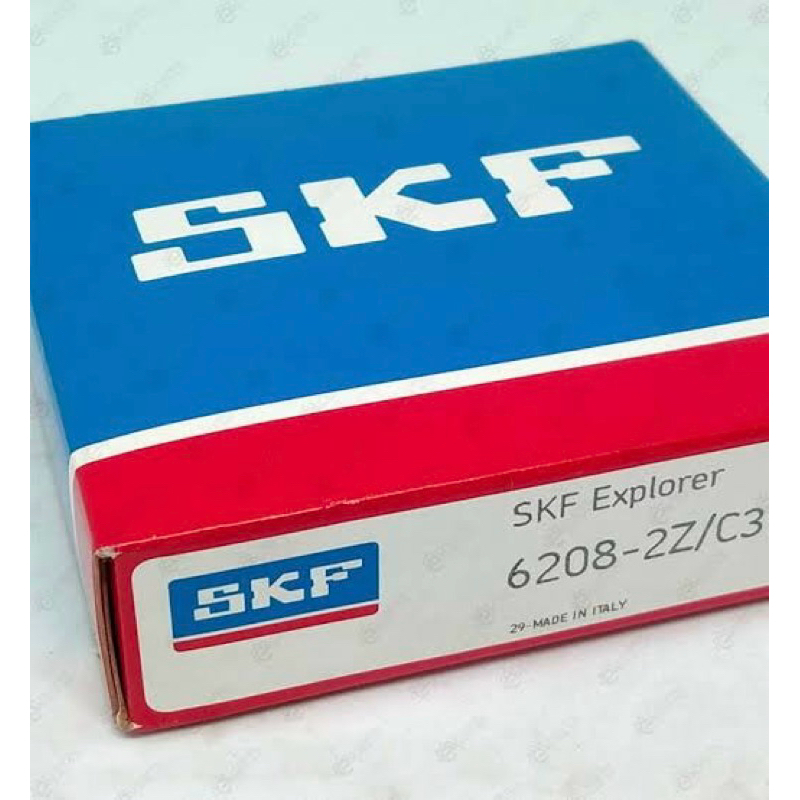 SKF 6208-2Z/C3WT Single Row Deep Groove Ball Bearing- Both Sides Shielded 40 x 80 x 18 mm ...