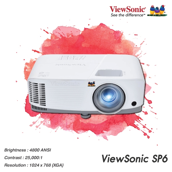 Projector ViewSonic SP6__(XGA / 4800 ANSI Lumens) รับประกันเครื่อง 3 ปี ...
