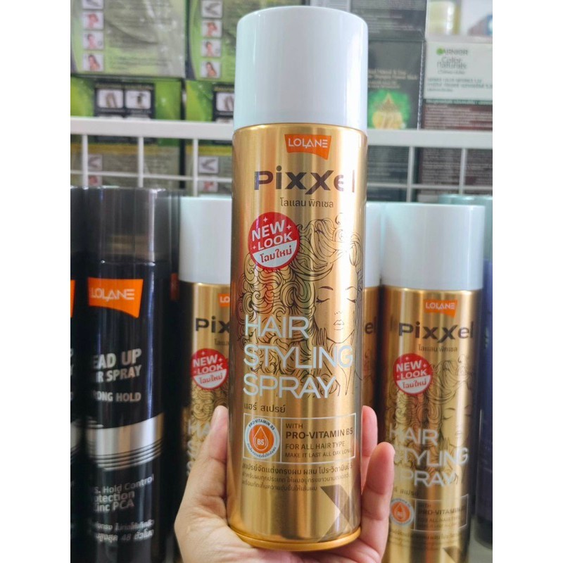 Lolane Hair Spray โลแลน แฮร์ สเปรย์ฝุ่น กระป๋องสีทอง 350 ml(แพคเกตใหม่ ...