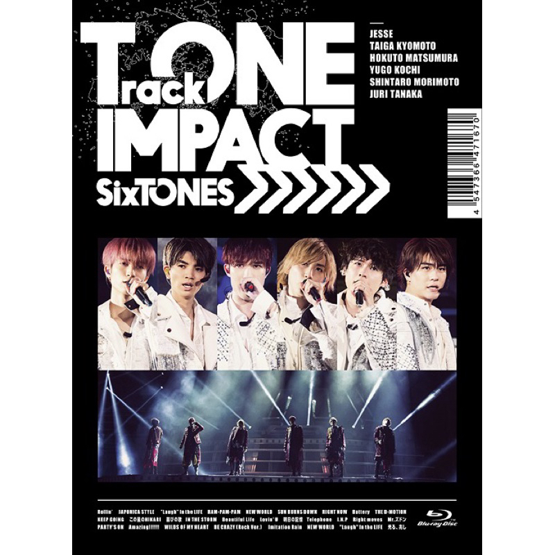 SixTONES Blu-ray TrackONE -IMPACT- [Limited Edition] | Shopee Thailand