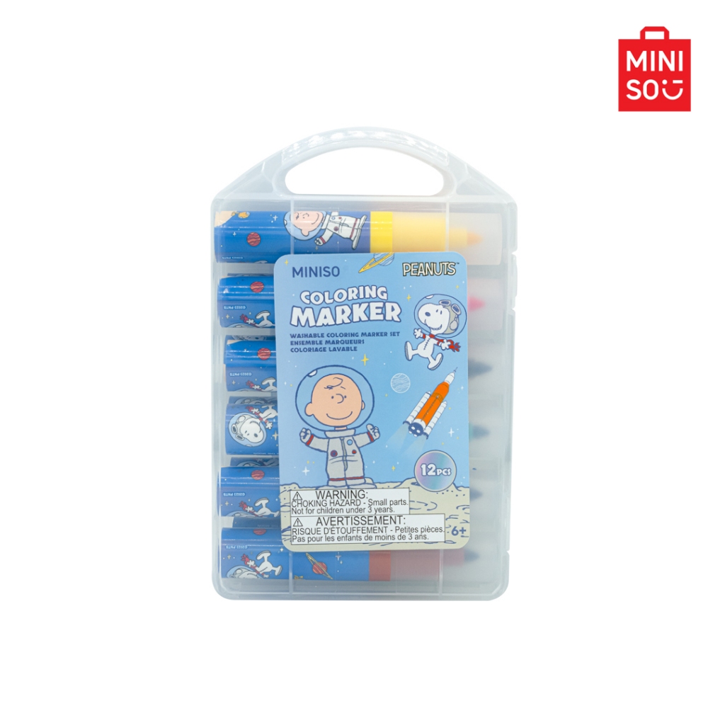 MINISO เซ็ทปากกามาร์กเกอร์ Snoopy the Little Space Explorer Collection ...
