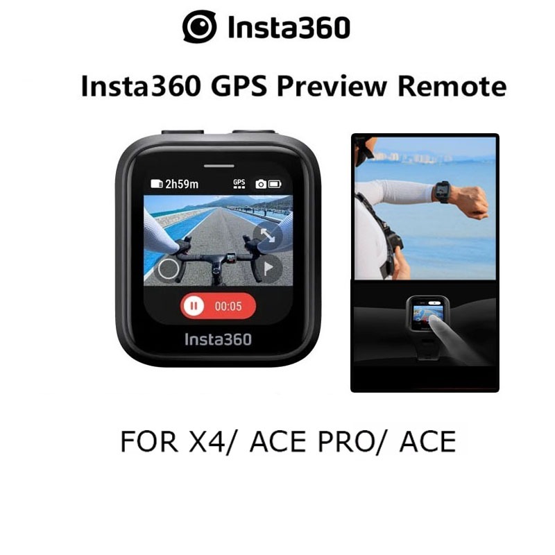 【2024 New】Insta360 X4 GPS Preview Remote For insta 360 X4/Ace/Ace pro ...