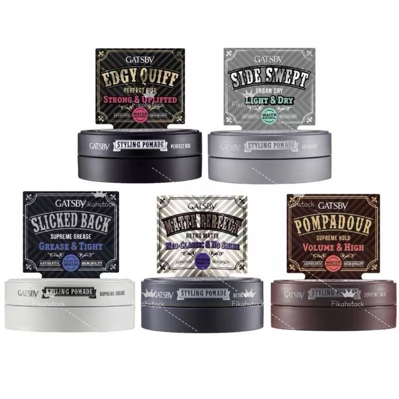 Gatsby Hair Styling Pomade Classy Urban Dry Retro Matte Supreme Hold ...