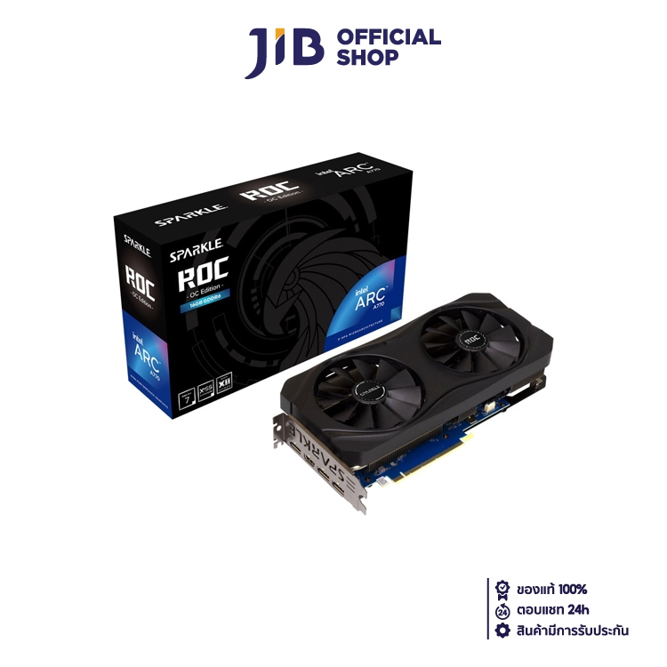 VGA (การ์ดแสดงผล) SPARKLE INTEL ARC A770 ROC OC EDITION 16GB GDDR6 ...